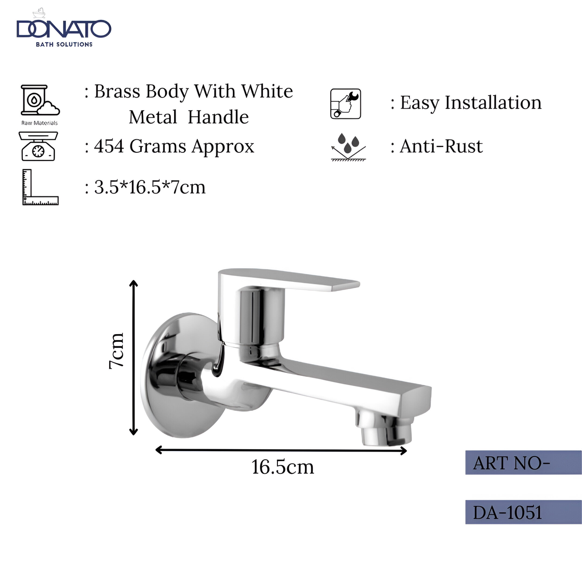 Donato's Long Nose Wall Mounted Faucet - Dolce – DONATO BATH SOLUTIONS