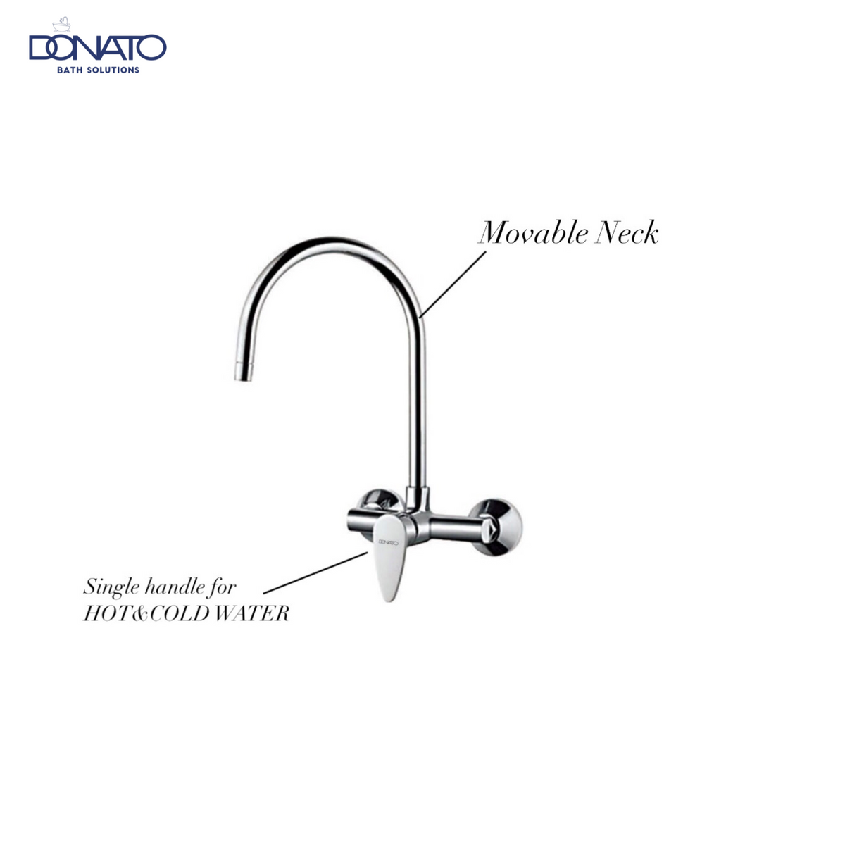 Donato Single Lever Sink Mixer Wall Mounted Dessert – DONATO BATH SOLUTIONS